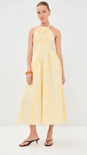Rosie Assoulin In The Name Of Love" Halterneck Maxi Dress