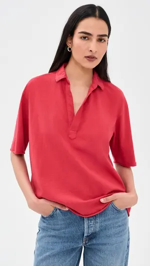 Frank & Eileen Patty Popover Henley Tee