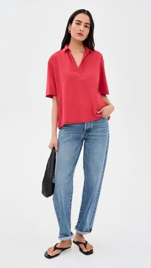 Frank & Eileen Patty Popover Henley Tee