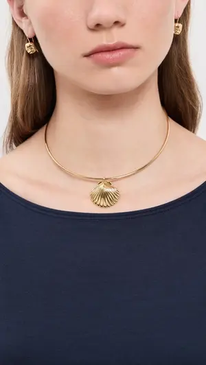 Madewell Shell Wire Collar Necklace