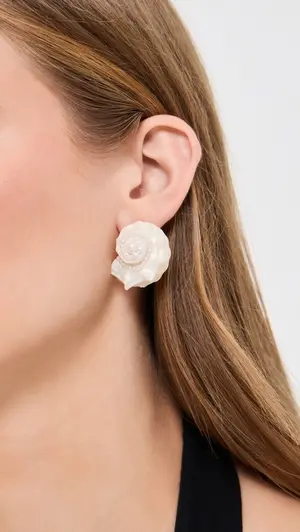 Baublebar Santana Shell Statement Stud Earrings