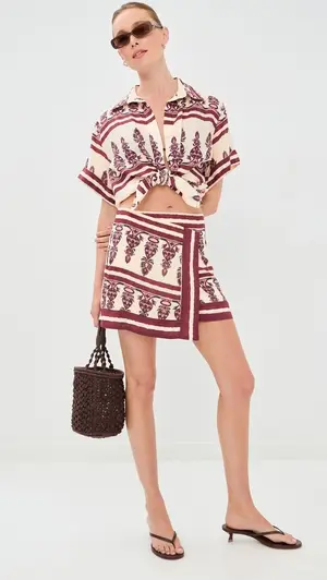 Johanna Ortiz Roots Wrap Skirt