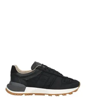 MAISON MARGIELA Low-top Sneakers In Leather And Textile Fibers
