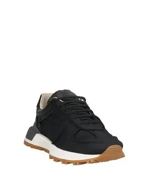 MAISON MARGIELA Low-top Sneakers In Leather And Textile Fibers