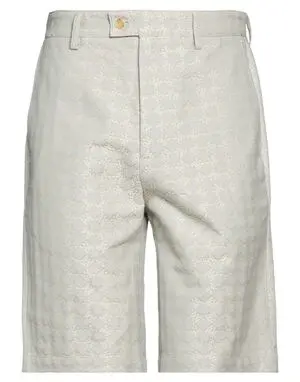Amiri High Waisted Jacquard Shorts - Slate Blue