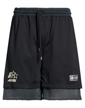 Amiri Shorts & Bermuda Shorts Size Cotton, Polyester - Black