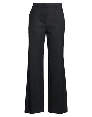 OTTOD'AME Pants Charcoal Size Polyester, Wool, Elastane - Grey