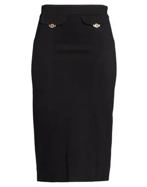 Versace Midi Skirt Size Viscose, Polyamide, Elastane - Black