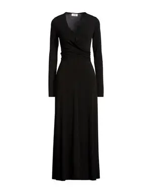 OTTOD'AME Maxi Dress Size Cotton, Elastane - Black