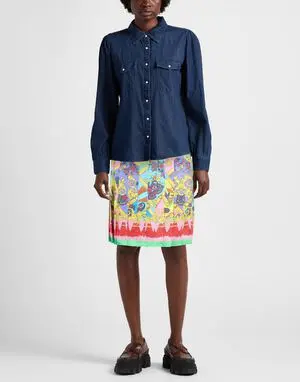 Versace Pleated Midi Skirt