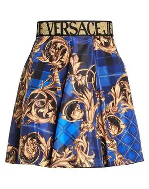 Versace Mini Skirt Size Polyester - Blue