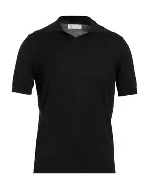 Brunello Cucinelli Polo Shirt Size Cotton - Black