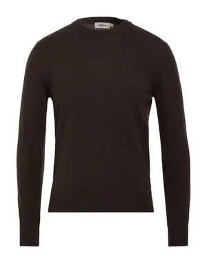 Altea Dark Virgin Wool Sweater - Dark Brown