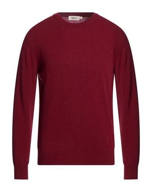 Altea Altea Dark Brown Virgin Wool Crewneck Sweater Garnet