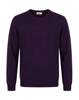 Altea Virgin Wool Crewneck Sweater - Purple