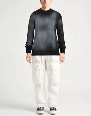DISCLAIMER Cotton Tie-dye Mock Neck Sweater