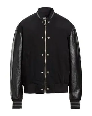 Versace Denim Outerwear Size Cotton, Elastane, Polyurethane Resin - Black