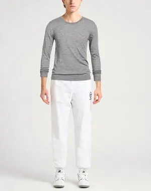 DANIELE ALESSANDRINI Merino Wool Crewneck Sweater - Grey