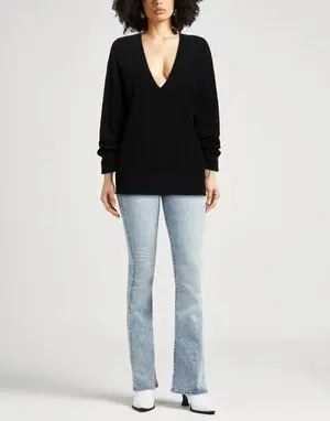 Alpha Studio V-neck Virgin Wool, Polyamide, And Merino Wool Sweater