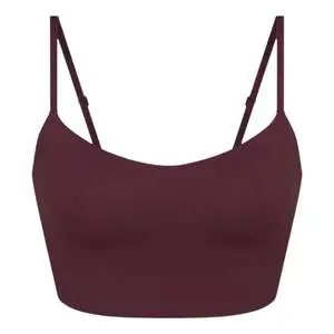 Nike X Skims Matte Cami Longline Bra - Currant