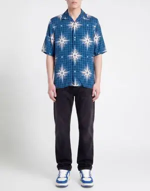 Amiri Shirt Size Viscose - Blue