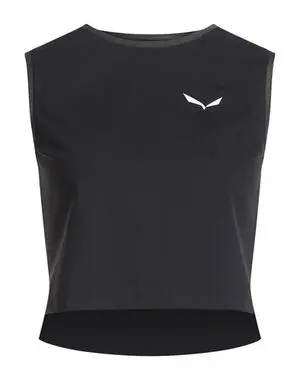 SALEWA Woman T-shirt Black Size Xs/s Polyamide, Polyester, Elastane Black