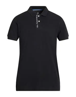 LA MARTINA Polo Shirt Size Cotton - Black