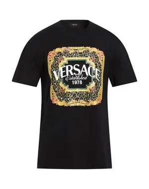 Versace T-shirt Size Cotton - Black