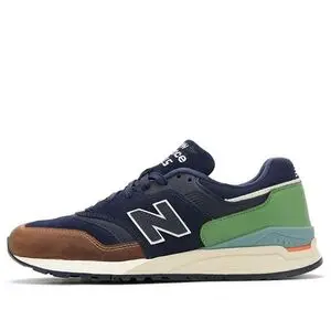 NEW BALANCE 997.5 Athletic Sneakers - Black/green