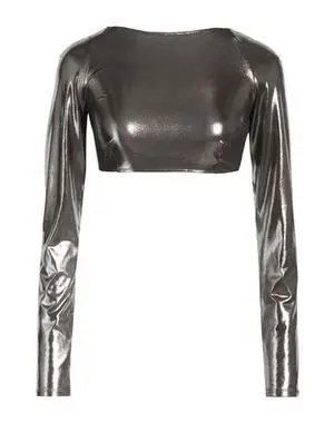 Emilio Pucci Top Size Polyester, Elastane - Silver