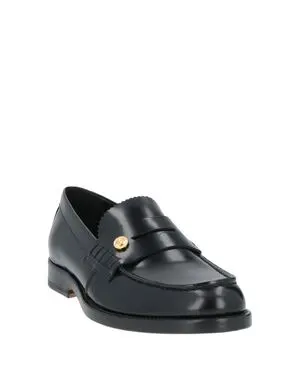 Versace Leather Penny Loafers