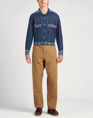 Paul & Joe Embroidered Denim Trucker Jacket