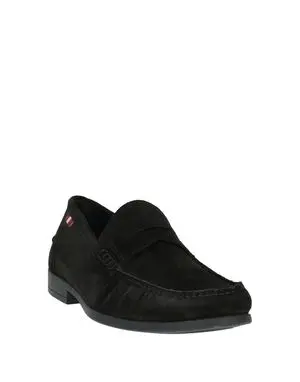 Bally Suede Penny Loafers - Black