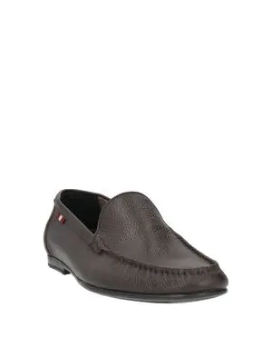 Bally Loafers In Pebbled Leather - Brown
