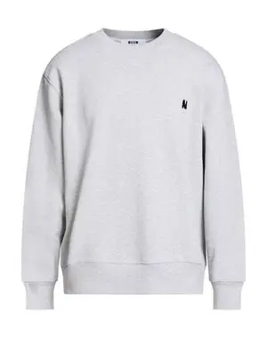 MSGM Sweatshirt Light Size Cotton - Grey