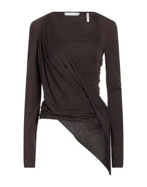 Helmut Lang Draped Jersey Top