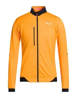 SALEWA Recycled Polyester And Elastane Athletic Jacket - Orange