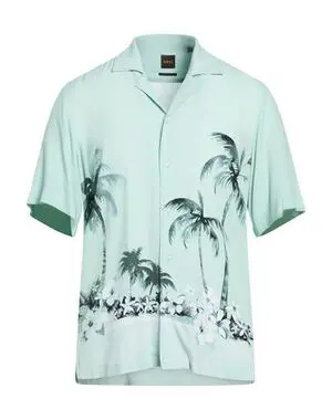 BOSS Shirt Size Viscose - Light Green