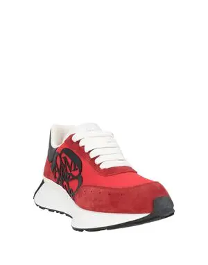 Alexander McQueen Leather And Textile Fiber Sneakers