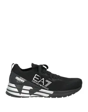 EA7 Sneakers Size Textile Fibers - Black