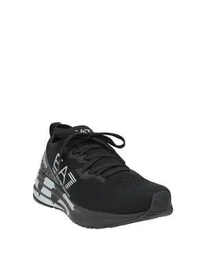 EA7 Knitted Sock Sneakers With Lace-up Closure