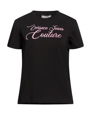 Versace Cotton Elastane T-shirt - Black
