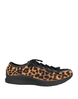 Nike Low-top Leopard Print Calf Hair And Leather Sneakers
