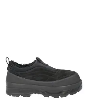 Diemme Badia Basso Shearling Lined Slip-on Sneakers - Black