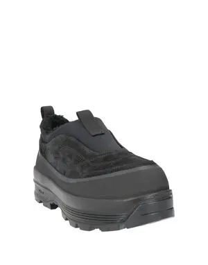 Diemme Badia Basso Shearling Lined Slip-on Sneakers - Black