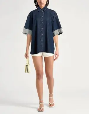 7 For All Mankind Cotton Elastane Denim Shirt