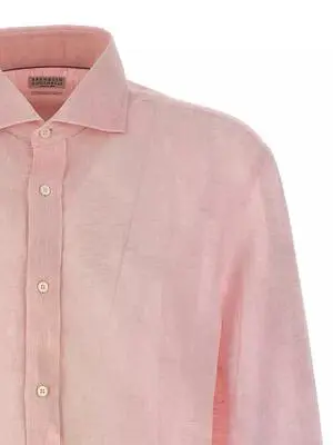 Brunello Cucinelli Button-down Linen Shirt