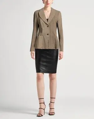 Masnada Single-breasted Blazer With Metallic Trim