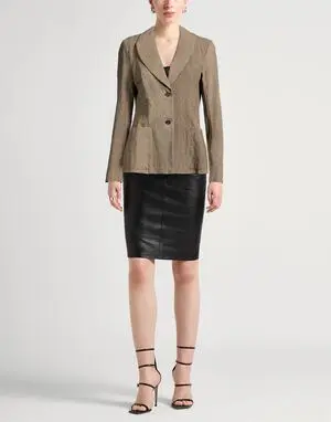 Masnada Single-breasted Blazer With Metallic Trim