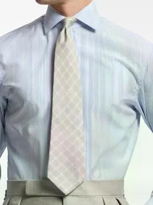 Ralph Lauren Purple Label Windowpane-check Tie